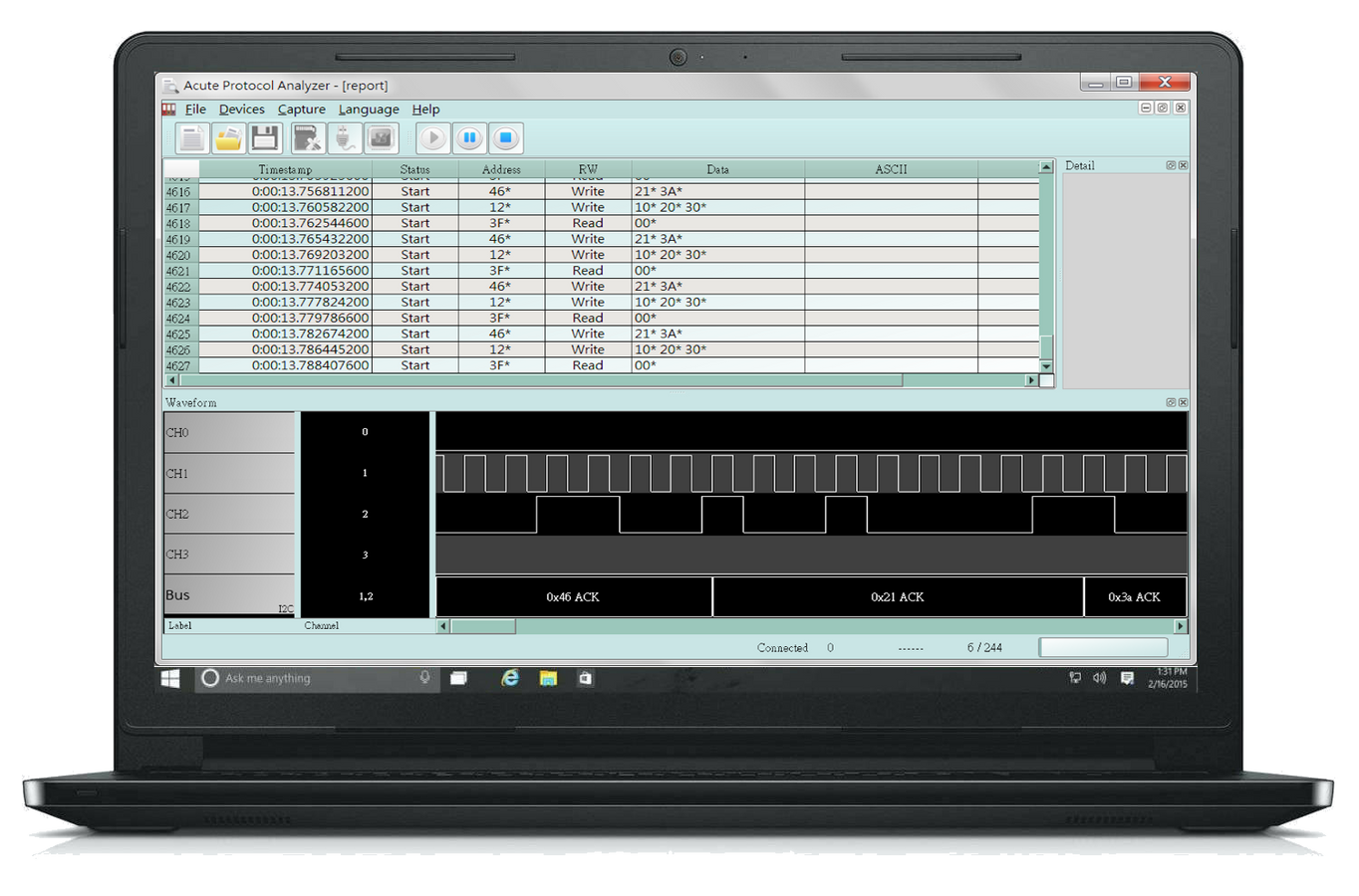 Acute TravelBus 3000 Series | Logic Analyzer & Protocol Analyzer/Decode