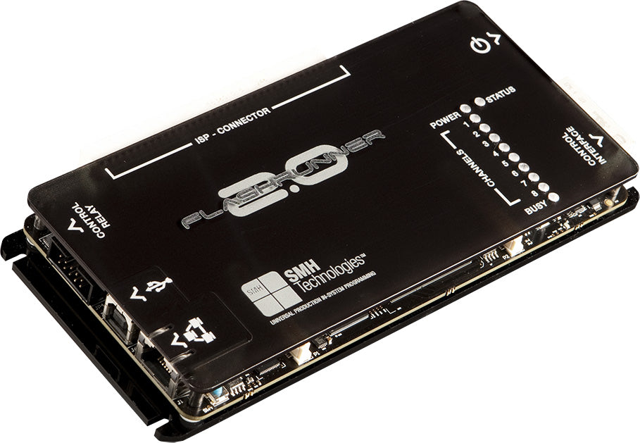 SMH FlashRunner 2.0 Technology | 16 Parallel ISP Programmers