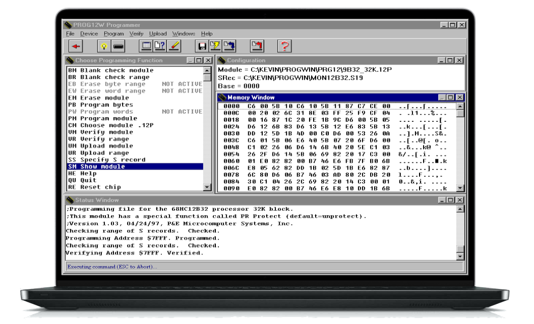 PEmicro PROG12Z | 68HC(S)12(X) Flash/EEPROM Programmer Software