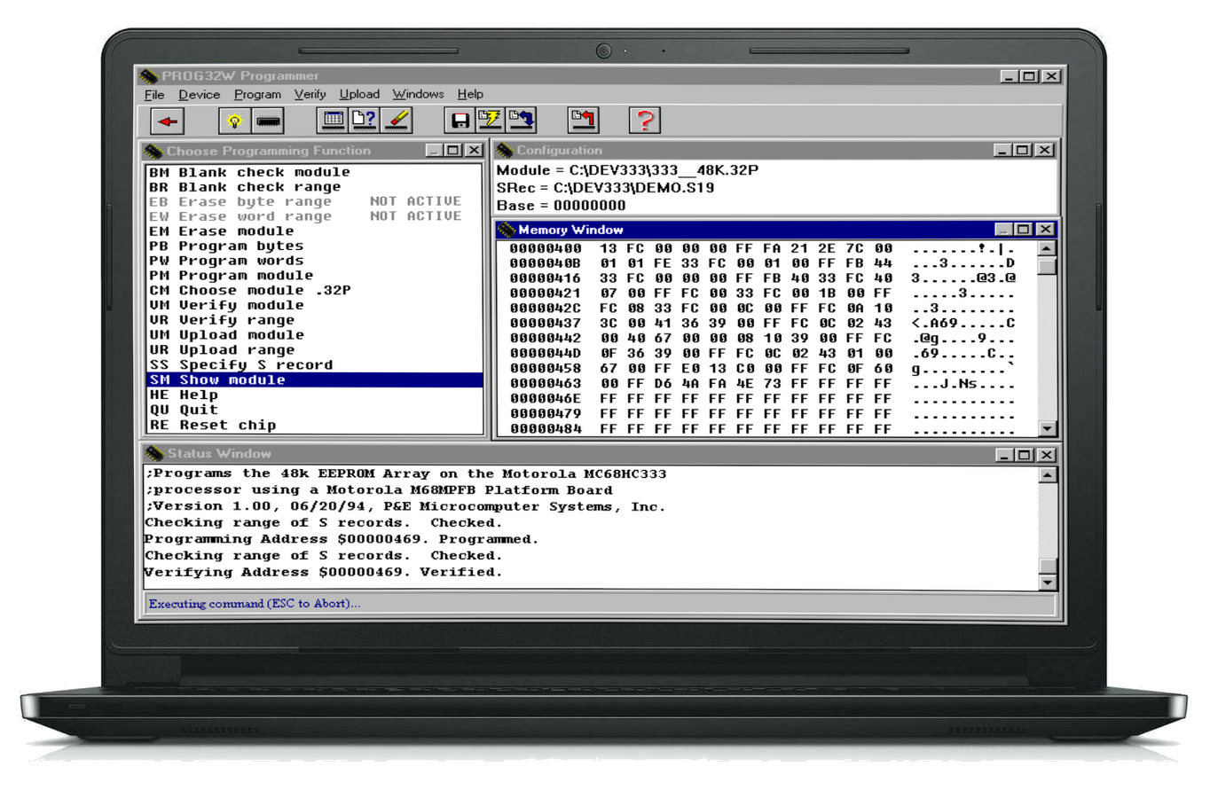 PEmicro PROG32Z | CPU3xx Flash/EEPROM Programmer Software