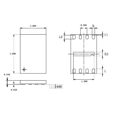 Dediprog SPI 050 USON008 020030 02CA | USON 8-Pin Adapter