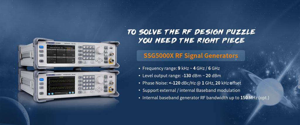 Siglent RF Frequency Upgrade to 6GHz (SW) | Upgrade to Siglent SSG5000X ...