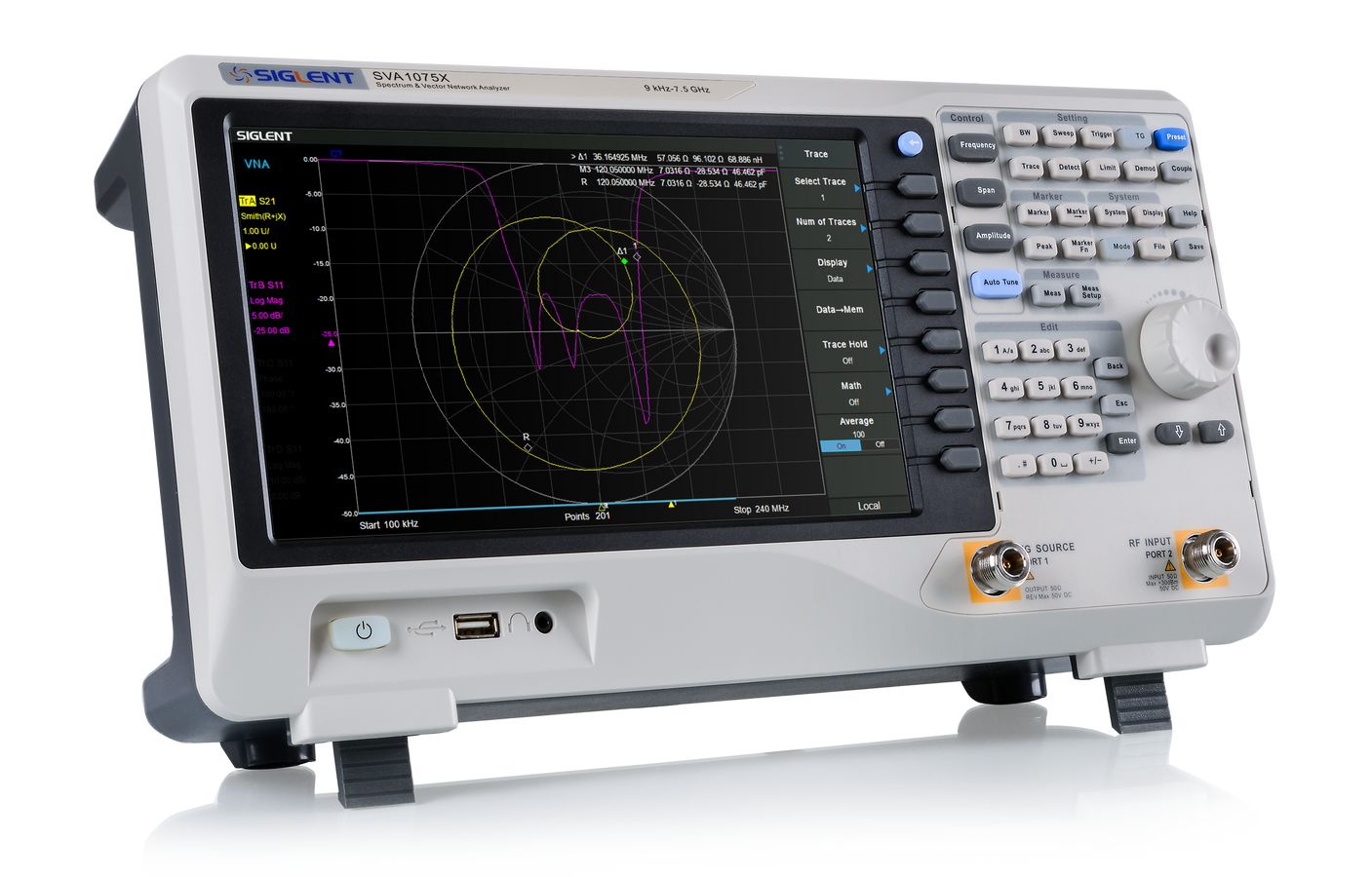 Siglent SVA1000X Series | Spectrum & Vector Network Analyzer