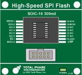 Total Phase Flash SOIC-16 Socket Board-10/34 – The LAB eShop