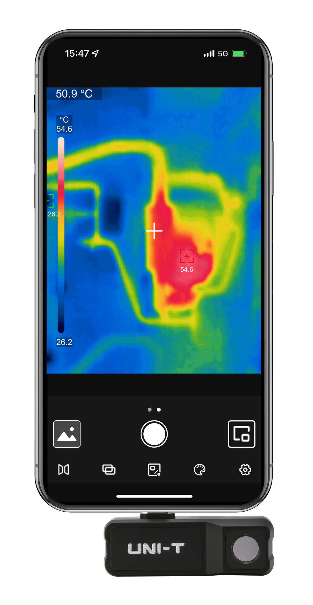 UNI-T Smartphone Thermal Camera for iPhone | iPhone USB LightningType-C