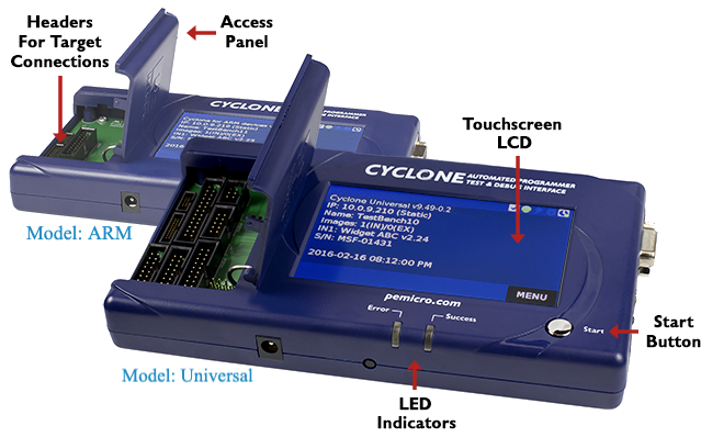 PEmicro Cyclone LC | Flash ISP Program | Debug